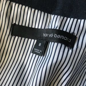 Harve Benard | Jackets & Coats | Harv Benard Navy Linen Blend Lined ...